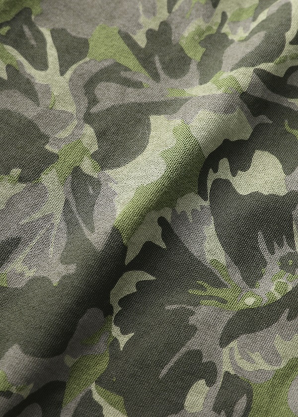 Plantation L-line / カモフラワープリントT / Tシャツ(02 khaki(09)): Plantation L-line| A-net ONLINE STORE